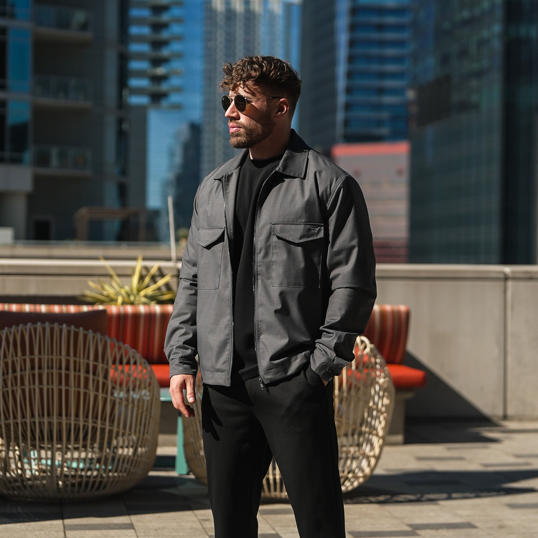District Jacket - Grey – Edge Lifestyle
