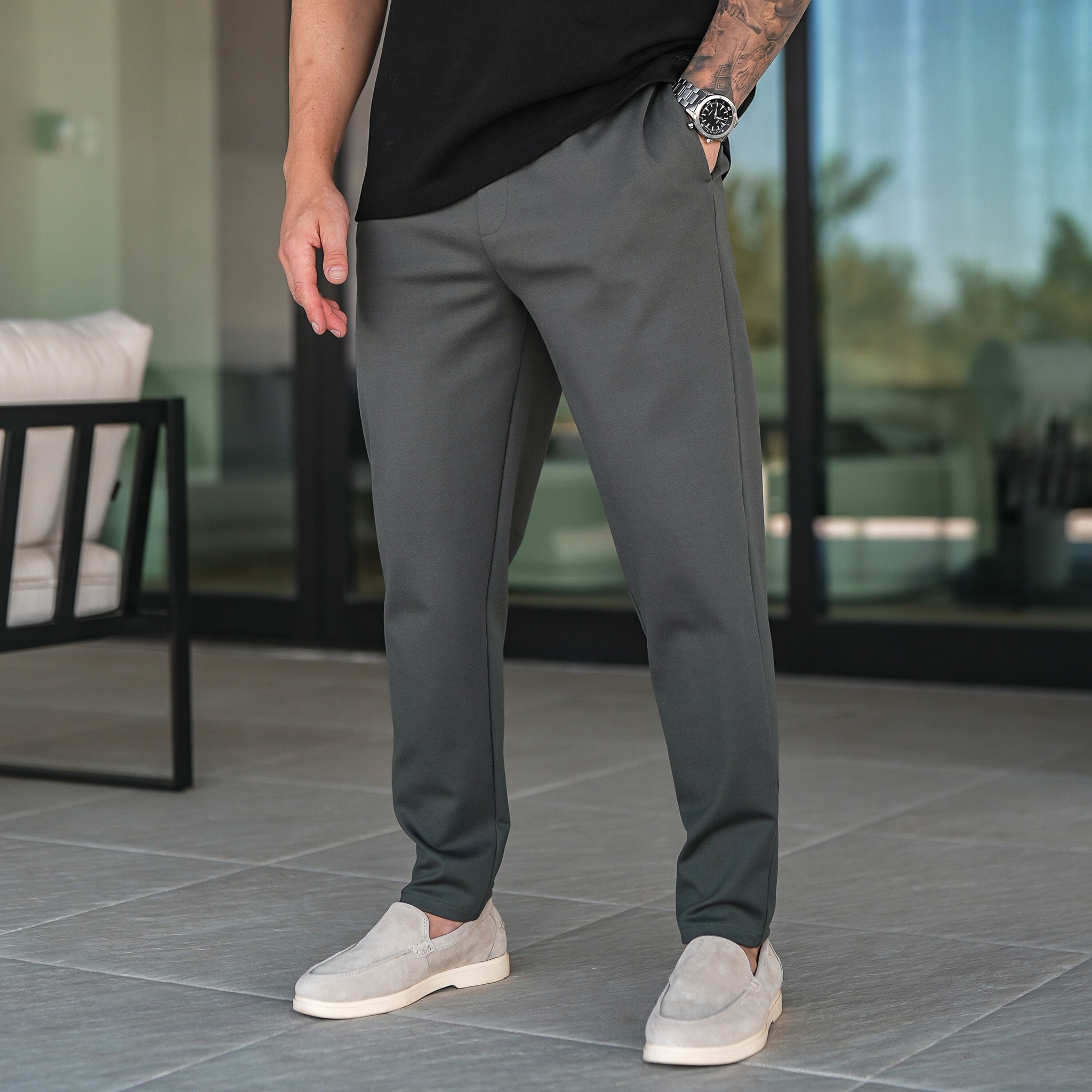 Casual Chinos - Forged Green – Edge Lifestyle